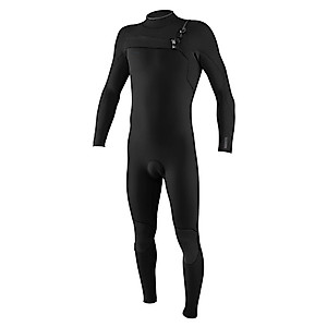 O'Neill Hyperfreak 3/2+ mm Chest Zip Full Wetsuit Black/Black 2XL (6'0"-6'2", 210-230 lbs)