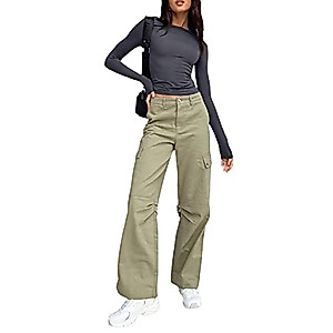 Women Sexy Long Sleeve T Shirt Crew Neck Slim Fitted Crop Top Causal Solid Y2k Pullover Blouse Top (A Grey,Small)