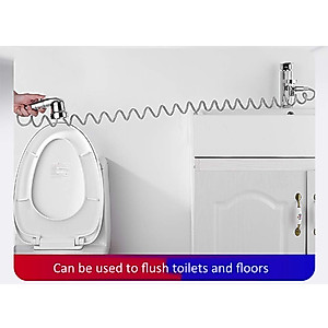 FLYYQMIAO Sink Faucet Hose Sprayer for Hair Washing Bathroom Sink Sprayer Rinser Attachement for Pet Dog Shower, Bathtub Faucet Shower Head Replacement for Baby Bath with 3 Settings & On Off Switch