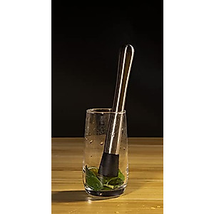Ortarco 8 Inch Stainless Steel Muddler for Cocktails