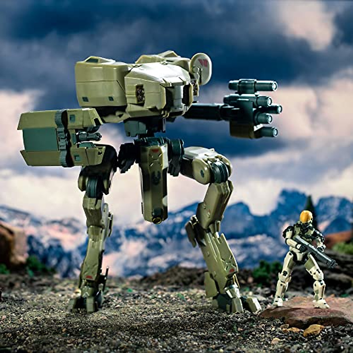 HALO Deluxe Figure - UNSC Mantis and Spartan EVA - Armor Defense System - Build Out Your Universe