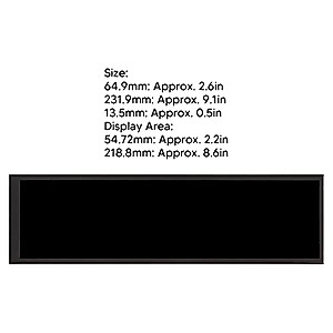 GOWENIC 8.8 Inch Touch Screen Monitor, 480x1920 High Resolution IPS Screen, Portable LCD HD Sub Screen Computer Monitor Panel for RasPi for Windows HDR
