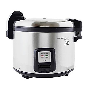 Thunder Group SEJ3201, Stainless Steel 30-Cup Rice Warmer, NSF/ETL CERTIFIED