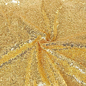 KNGKILQN Gold Sequin Backdrop Curtain - 2 Panels 2.2x8FT Gold Glitter Backdrop Party Photo Sequin Curtains Wedding Brithday Christmas Sparkle Photography Background