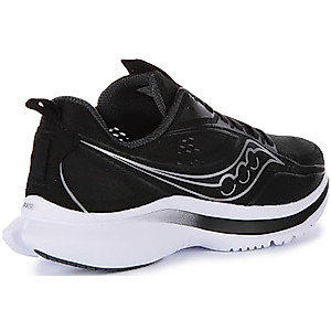 Saucony Women's Kinvara 13 Running Shoe, Black/Silver, 11 Wide