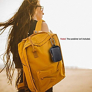 GLCON Rectangle Shaped Small Hard EVA Case - Portable Protection Earbud Case Zipper Pouch for Headset, Earphone, Flash Drive, Charging Cable, Key - Mesh Inner Pocket Durable Universal Carrying Bag