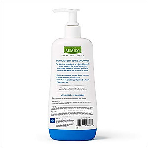 Medline Remedy Dermatology Series Moisturizing Body Lotion, Allergen and Fragrance-Free, Unscented, 12-oz Bottle