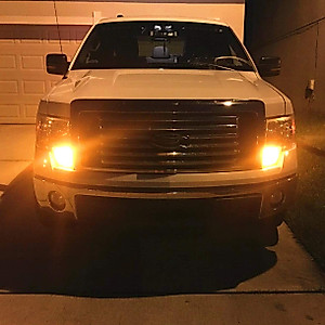 Alla Lighting Super Bright 3156 3157 LED Turn Signal Lights Bulbs, Amber Yellow 2000 Lumens T25 Wedge 3457 4157 3157 NAK 3020 30-SMD Blinker Lamps Replacement for Auto Cars Trucks