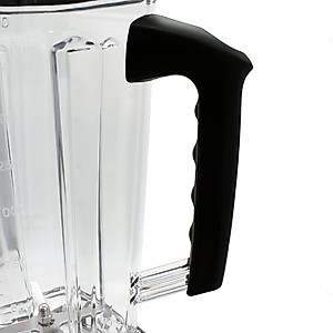 Paladin Equipment Commercial/Professional Blender for Smoothies, Soups, Shakes and More with 2,000mL (68oz) BPA-Free Jar and 1,600W Motor, Black