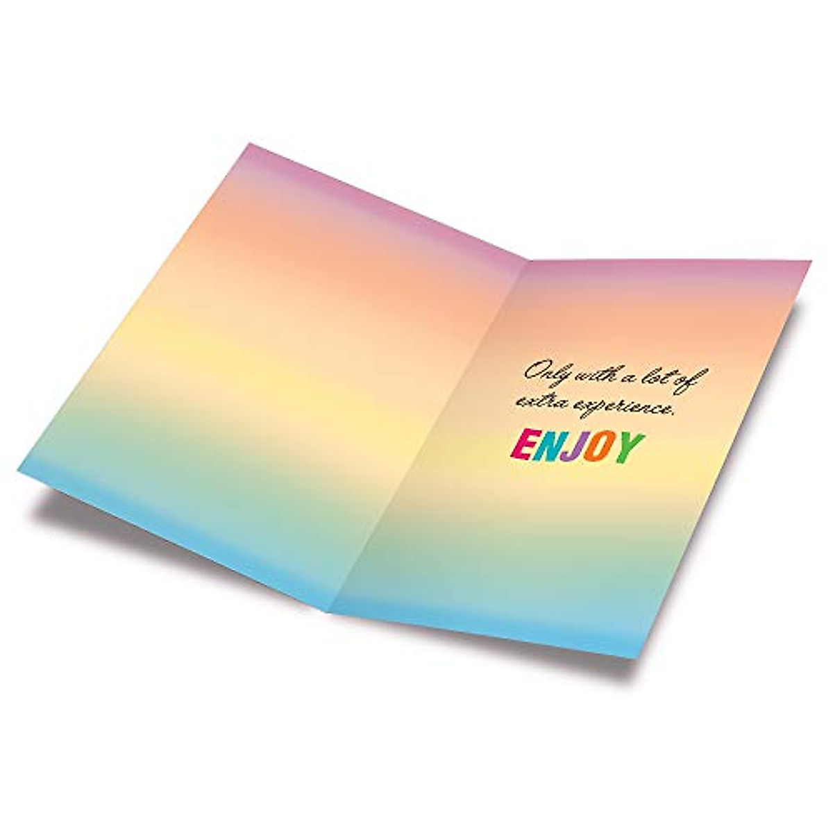 Happy 50th Birthday Card | Made in America | Eco-Friendly | Thick Card Stock with Premium Envelope 5in x 7.75in | Packaged in Protective Mailer | Prime Greetings