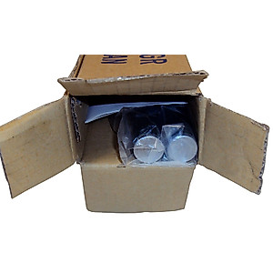 Set of 2 - Forever Candles: Refillable Tapered Pillars in Elegant Gold Finish - Complete with 12-Pack Starter Candles for Timeless Illumination