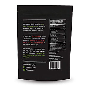 Oso Snacks Dried Mango Slices, Premium Quality, No Added Sugar or Preservatives, Big Pieces Only! 26oz