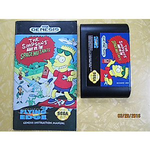 Simpsons: Bart vs. the Space Mutants - Sega Genesis
