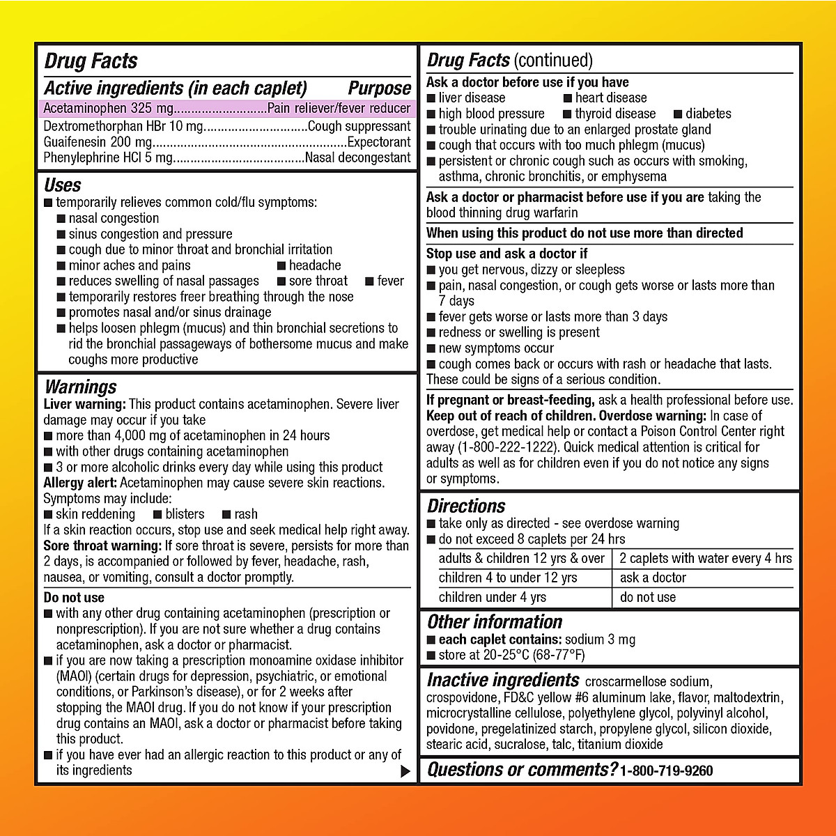 Amazon Basic Care Daytime Severe Cold & Flu Relief Caplets, Cold Medication for Severe Cold and Flu Symptoms Like Headache, Fever, Coughing, Chest & Nasal Congestion, Vapor Ice, 24 Count