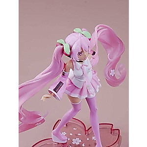 Siesdio Miku Sakura Figure Pink Version Anime Figure Birthday Gift New Figure Sakura Skirt Pink Doll7.87inch