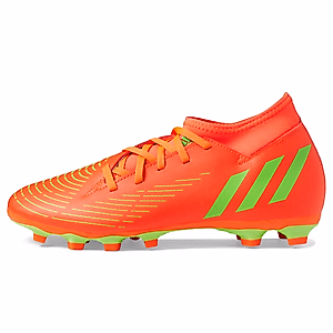 adidas Unisex Edge.4 Predator Flexible Ground Soccer Shoe, Solar Red/Solar Green/Black (Sock), 10 US Men