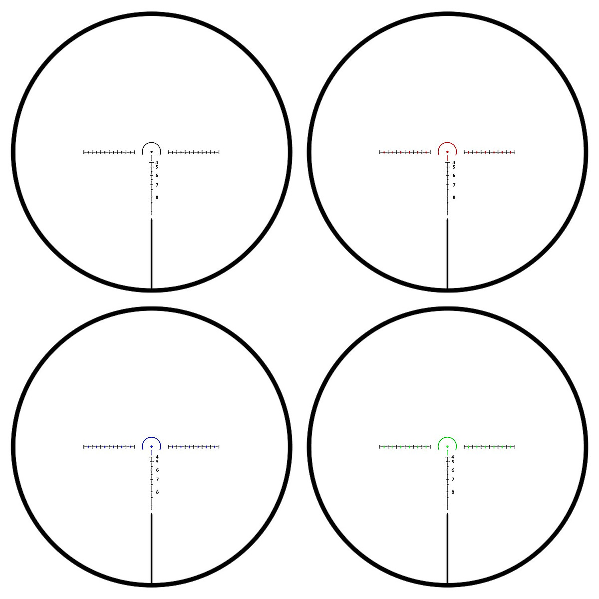 FSI 1-5x30 LPVO Rifle Scope SFP Illuminated Reticle with Mount 30mm Tube (Horseshoe)