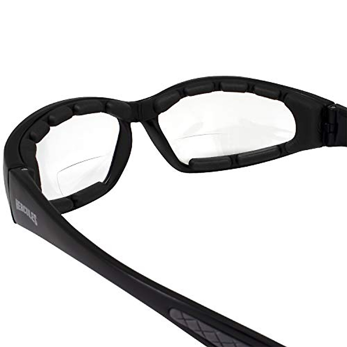 Global Vision Hercules Bifocal Anti-Fog Safety Glasses with EVA Foam, Clear Lens (2.50)