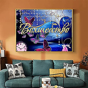 Diamond Painting Kits for Adults - 5D Diamond Art Kits for Adults Kids Beginner, DIY Full Drill Diamond Dots Paintings with Diamonds Gem Art and Crafts for Adults Home Wall Decor 15.7x11.8inch