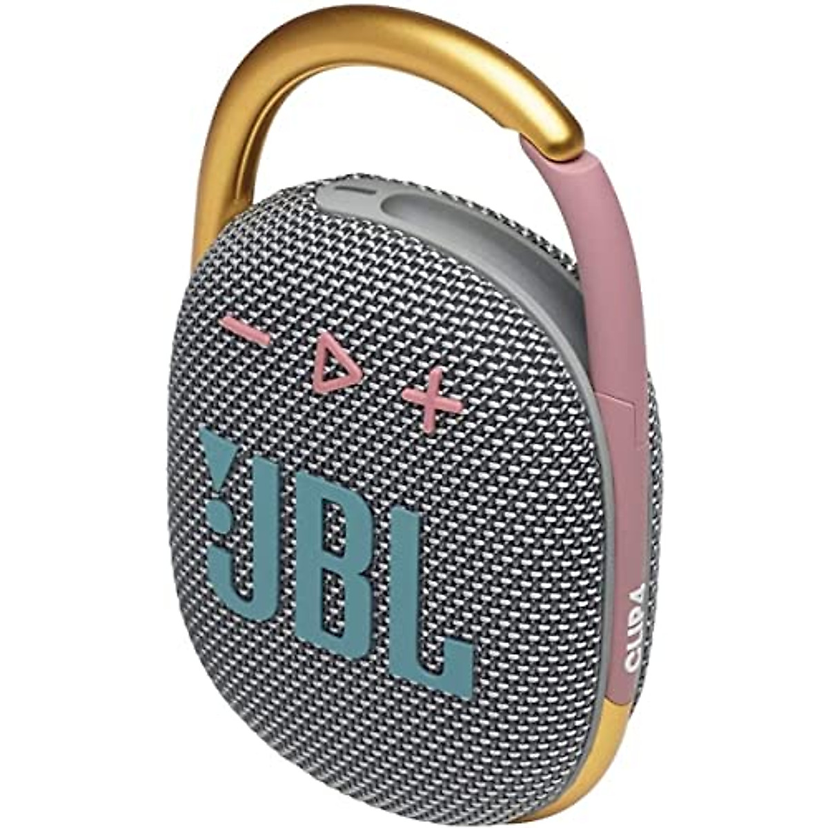 JBL Clip 4 Portable Waterproof Wireless Bluetooth Speaker Bundle with Premium Carry Case (Grey)