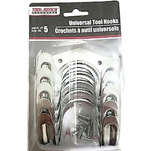 Universal Utility Tool Hooks; 5 per pack - (2 packs)