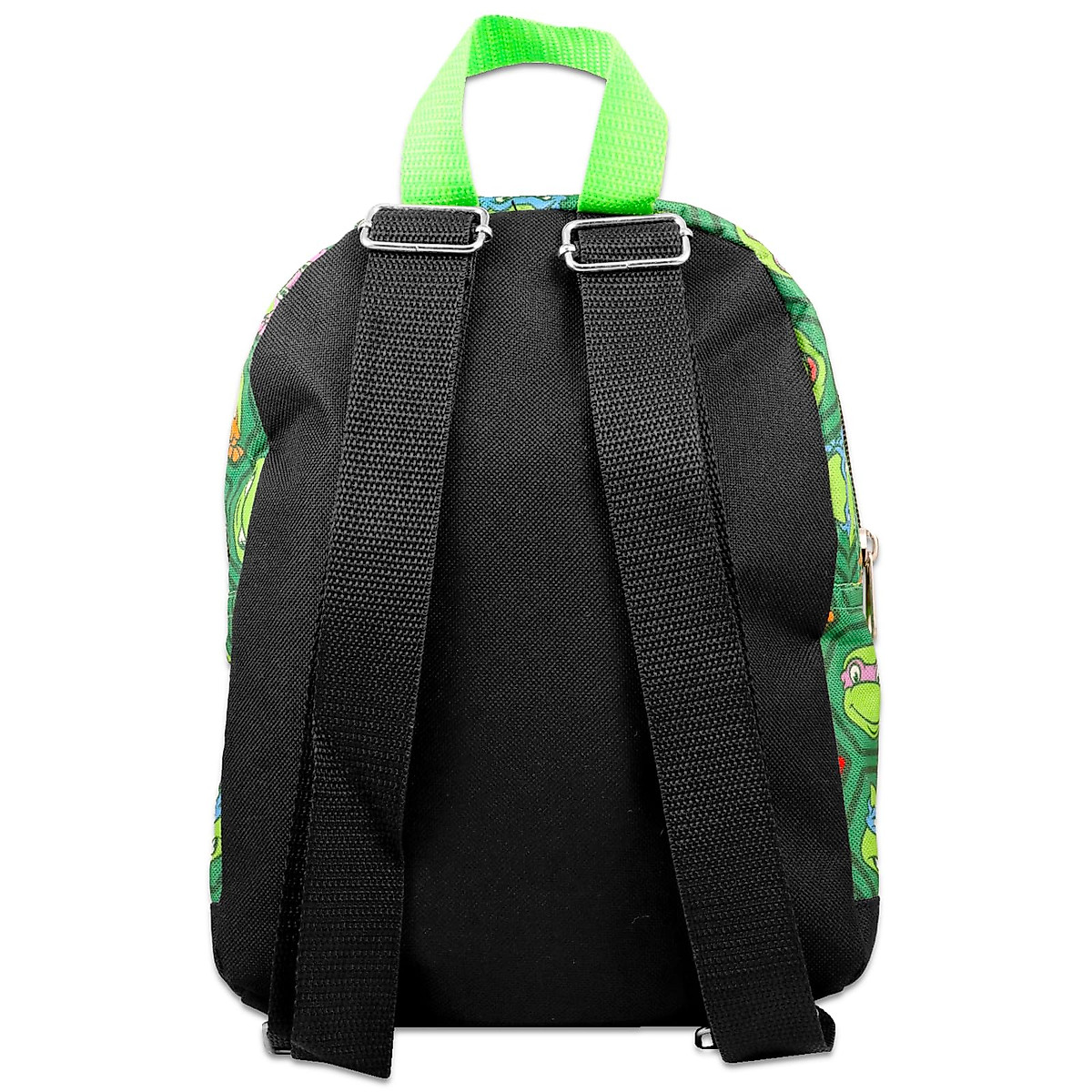 Teenage Mutant Ninja Turtles Mini Backpack - 10” Canvas Backpack with Front Pocket and Bottle | TMNT School Supplies Bundle