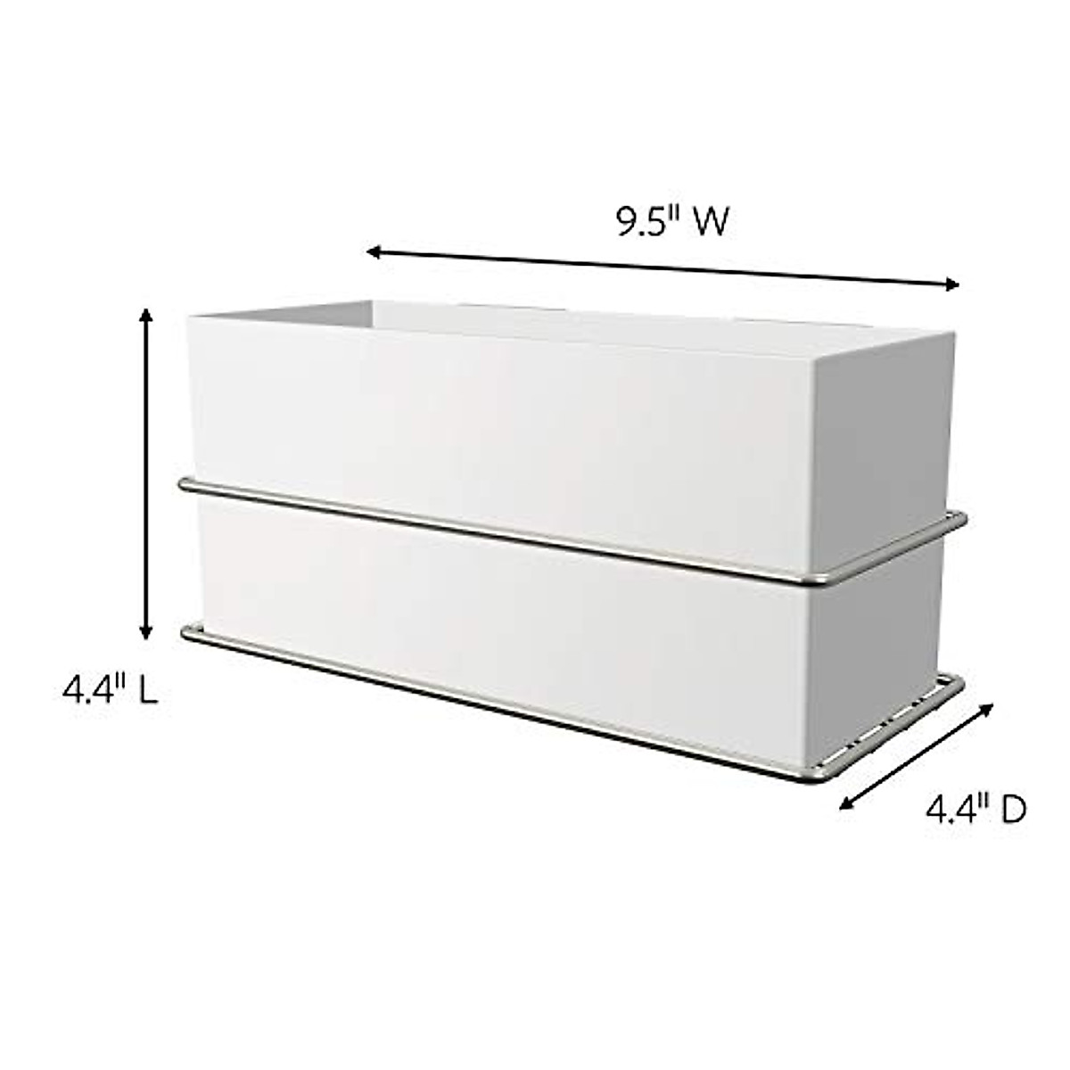 Command Wall and Cabinet Organizer with Water Resistant Command Strips, Organize Your Bathroom, Easy to Open Packaging