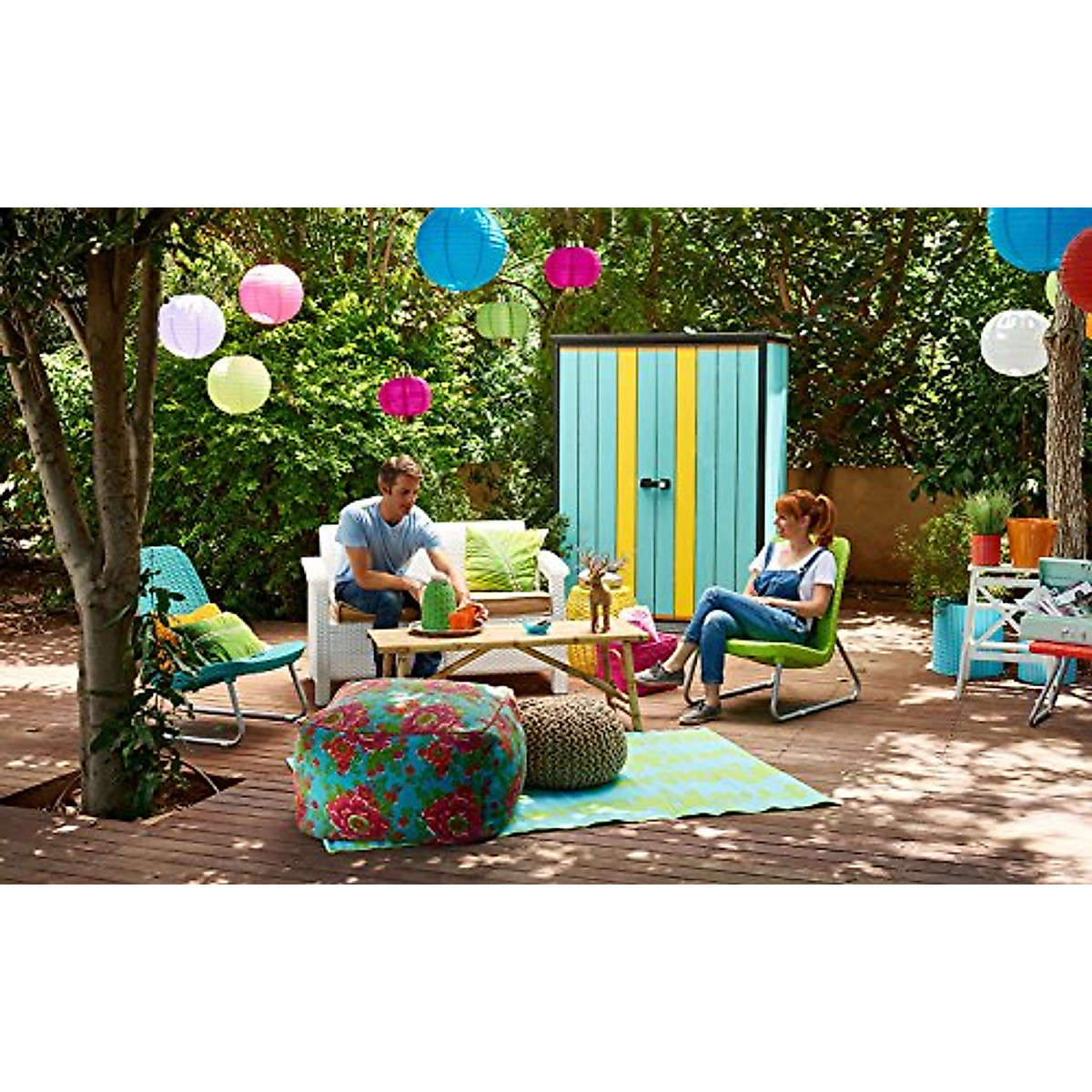 Keter 228430 High-Store Vertical Storage Shed