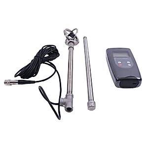 HOJILA Digital Water Flowmeter Water Flow Rate Meter FM-100V5 for Open Channels Flow Velocities Measurement, Range 0.01-5.00 m/s…