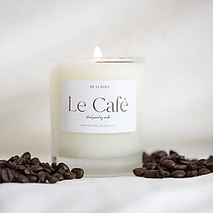 My Lumina LE CAFÉ - Coffee Soy Wax Candle -Prosperity/Abundance/Cash/Luck/Healing/Good Energy/Spiritual/Natural Scented Aromatherapy
