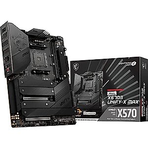 MSI MEG X570S Unify-X MAX Gaming Motherboard (ATX, AMD, Socket AM4. DDR4, PCIe 4, CFX, M.2 Slots, Wi-Fi 6E)