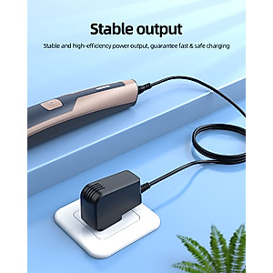 8V Power Cord Fit for Philips HQ840 Power Cord Shaver Norelco Multigroom Series 3000 MG3760 MG3760/50 MG3750 MG3750/50 MG3750/10 MG3750/60 Trimmer Replacement Charger Supply 5Ft