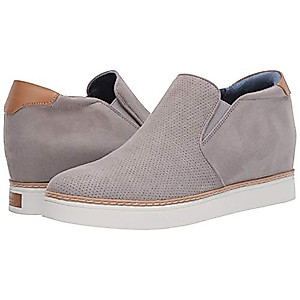 Dr. Scholl's Shoes Womens If Only Slip On Hidden Wedge Platform Sneaker,Soft Grey,7.5