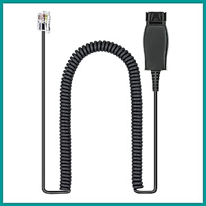 Avaya Headset HD Voice with HIS Adapter Compatible with Avaya 1600, 9600, J100 Series IP Phones Model, Plus 3.5mm Adapter for Smartphone