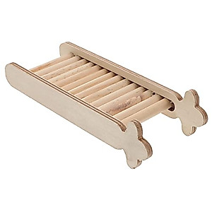 Mipcase 2pcs Hamster Climbing Ladder Reptile Bridge Chinchilla Ladder for Cage Decor Hamster Accessories Chinchilla Training Ladder Chinchilla Climbing Ladder Hamster Hideout Rat Ladder