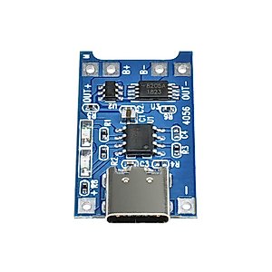 diymore 5pcs TP4056 Type-C USB 5V 1A Battery Charger Module Charging Board with Dual Protection Functions