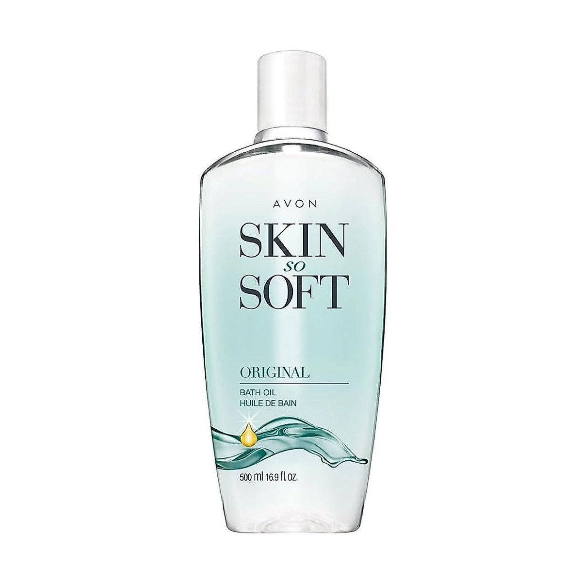 Avon Skin So Soft Original Bath Oil, 16.9 oz - jojoba Infused - Luxury Bath Oil - Smoothes Dry Skin Without Irritation - Fresh Scent
