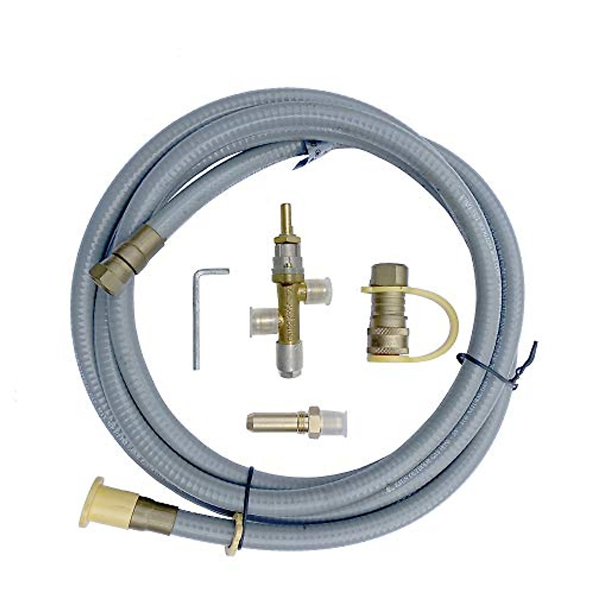 45,000 BTUs Conversion Kit for Propane to Natural Gas, Conversion Kit 10FT for Elementi Fire Pit/Fire Table