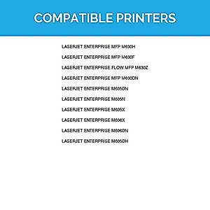 LD Products Compatible Toner Cartridge Replacement for HP 81X CF281X High Yield Laserjet Enterprise Flow MFP M630z M604dn M604n M605dh M605dn M605n M605x M606dn M606 M630dn M630f M630h (Black, 2-Pack)