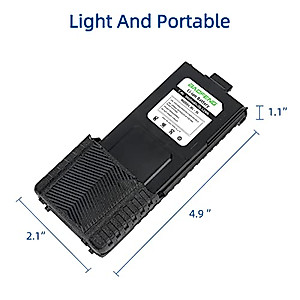 BAOFENG BL-5 3800mAh Extended Battery Walkie Talkie UV-5R BF-8HP UV-5RX3 RD-5R UV-5RTP UV-5R MK2 MK3X MK5 Plus Series Two Way Radio