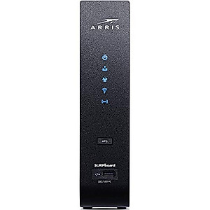 ARRIS Surfboard (32x8) DOCSIS 3.0 Cable Modem Plus AC1750 Dual Band Wi-Fi Router, Certified for Comcast Xfinity, Spectrum, Cox & More.. (Renewed)