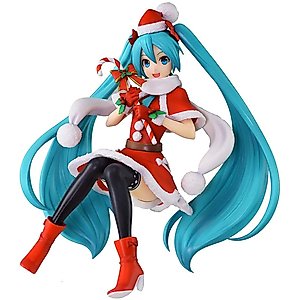 Sega Hatsune Miku Super Premium Action Figure Christmas 2018, 6.7"