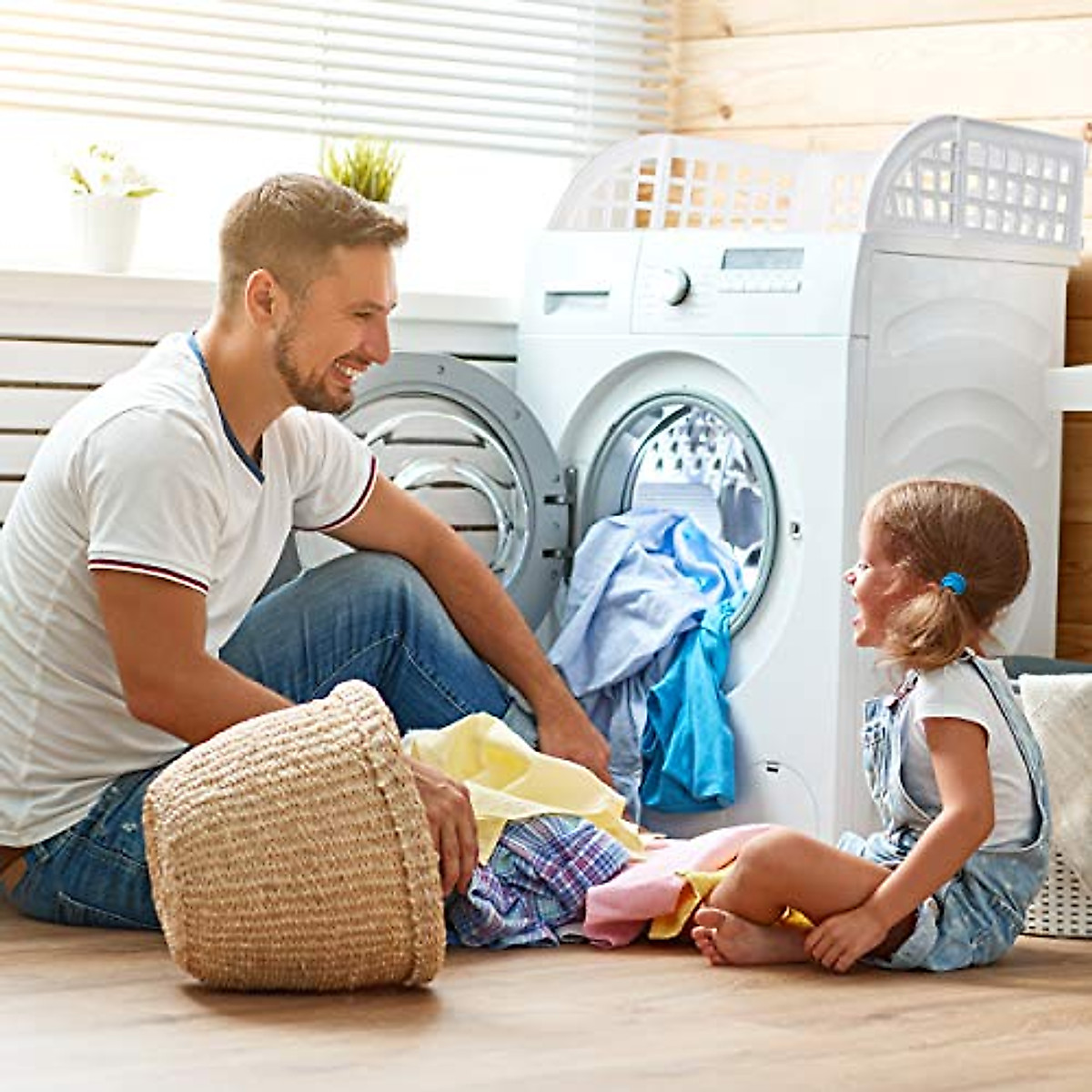 Laundry Guard By ELTOW - Keeps Laundry from Falling Behind Your Washer and Dryer - Indispensable Laundry Room Gadgets - Easy to Set Up, One Size Fits Most Front Loading Washers and Dryers