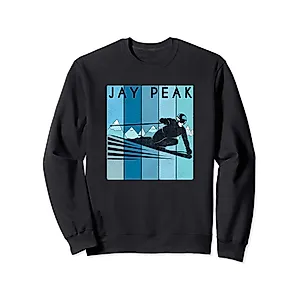 Retro Jay Peak, Vermont Design - Vintage Snow Ski Sweatshirt