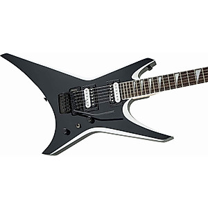 Jackson JS Series Warrior JS32, Amaranth Fingerboard, Black with White Bevels Electric Guitar