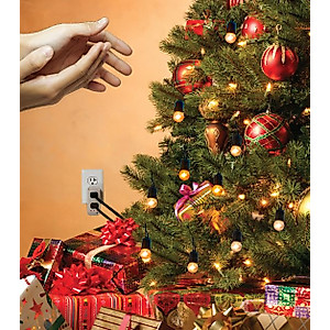 The Clapper, The Original Home Automation Sound Activated Device, On/Off Light Switch, Clap Detection - Kitchen Bedroom TV Appliances - 120v Wall Plug Smart Home Technology, As Seen On TV Home Gift