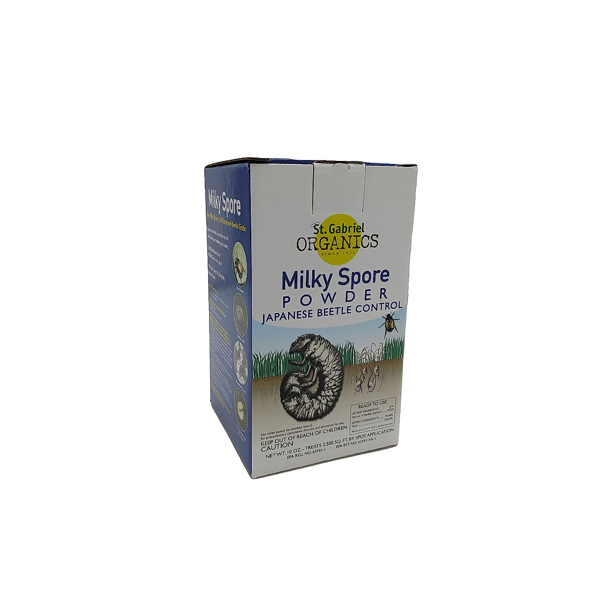 St. Gabriel Organics 80010-9 Milky Spore Powder, 10-Ounce