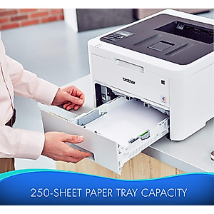 Brother RHL-L3230CDW Compact Digital Color Printer Providing Laser Printer Quality Results with Wireless Printing and Duplex Printing, Amazon Dash Replenishment Enabled (Renewed)