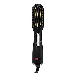 CHI 3-in-1 Hot Smoothing Dryer Brush with Three Preset Modes for Customized Styling