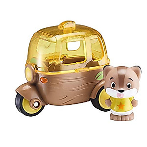 Fat Brain Toys Timber Tots Side Car - Imaginative Play Motorcycle for Ages 2+